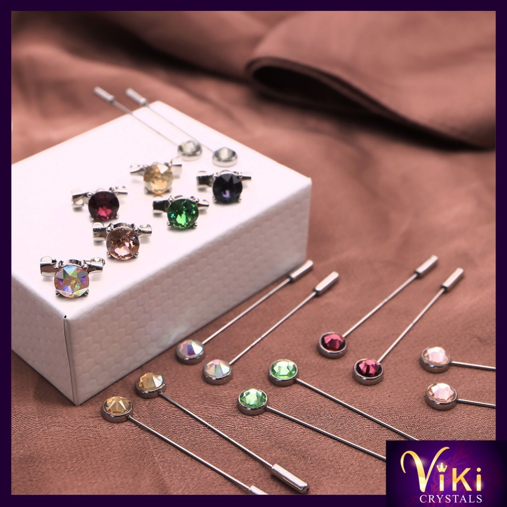 VIKI คริสตัล SW5 Q32 Pin ผ้านวมคลุมเตียงขนาดเล็กสแตนเลส Dressmakers ...