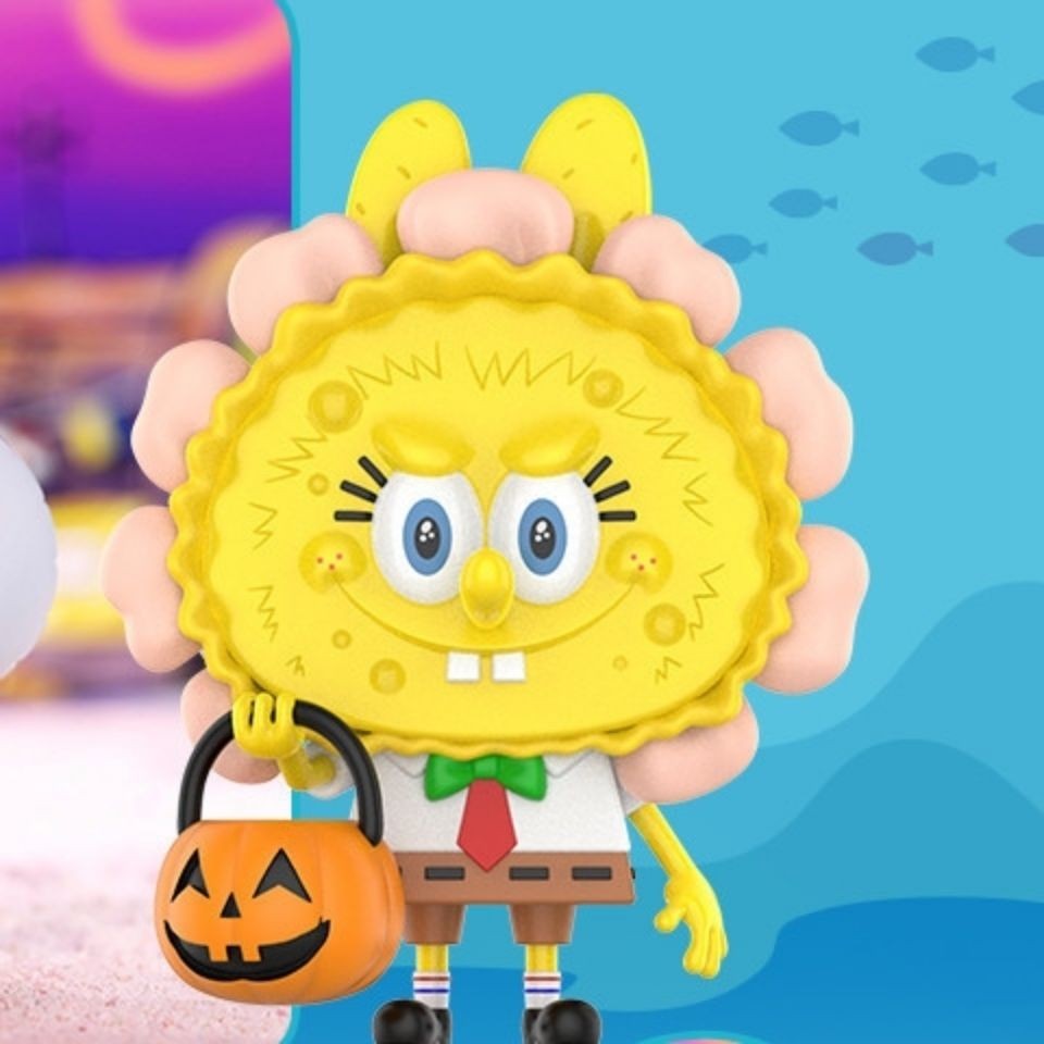 POPMART Pop mart LABUBU Spongebob Squarepants Series Hand-Made Blind ...