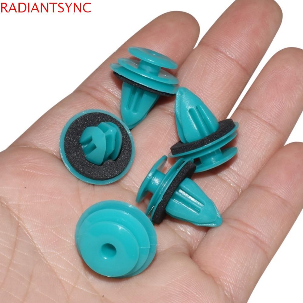 Radiantsync 100 ชิ้นไนลอนยึดคลิป, Rivet ชุดประตูหัวเข็มขัด Retainer Fastener Rivet, Universal ...