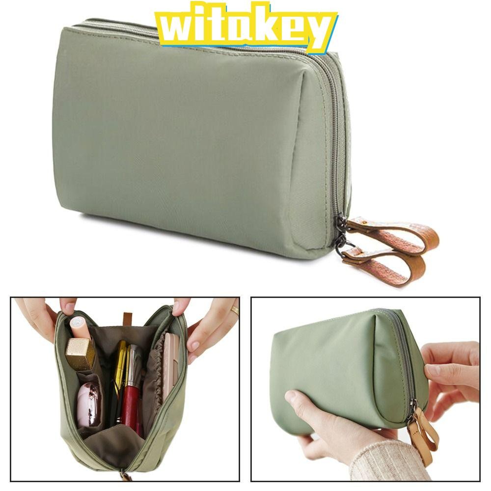 Witakey กระเป๋าเครื่องสําอาง กระเป๋าใบเล็กแบบพกพา กระเป๋าใส่อุปกรณ์อาบน้ํา กระเป๋าใส่เหรียญ ...