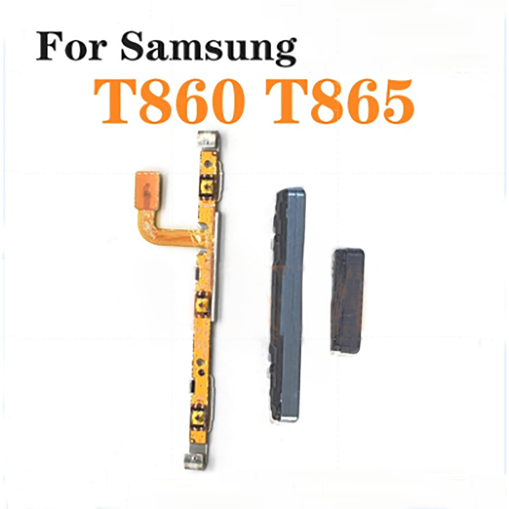 สวิทช์ปุ่มปรับระดับเสียงปุ่มสวิทช์เปิดปิดปุ่ม Flex สําหรับ Samsung Galaxy Tab S6 T860 T865 4G ...