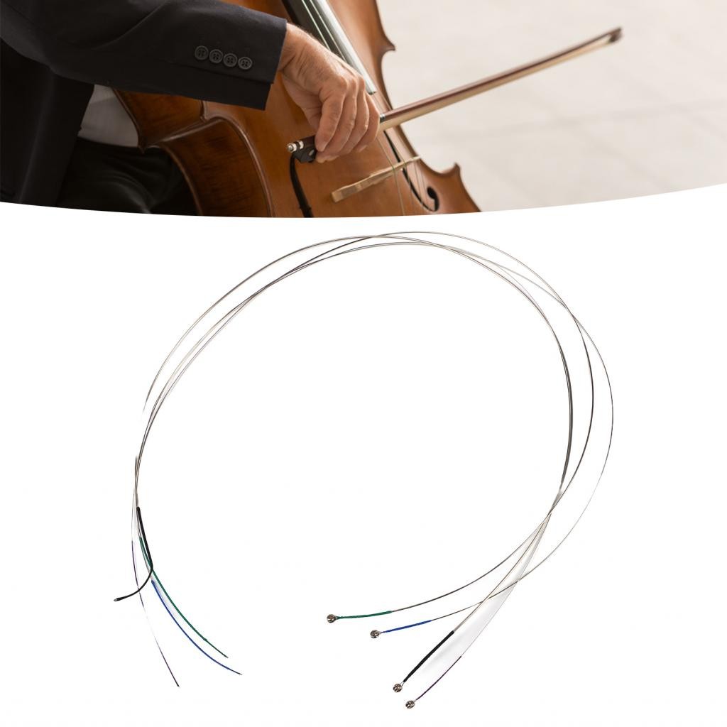 Steel Core Cello Strings SET 4/4 โทนอุ่น LONT LIFE FINE CRAFT อย่างชัดเจนและโทนสี 4 ชิ้นส่วน ...