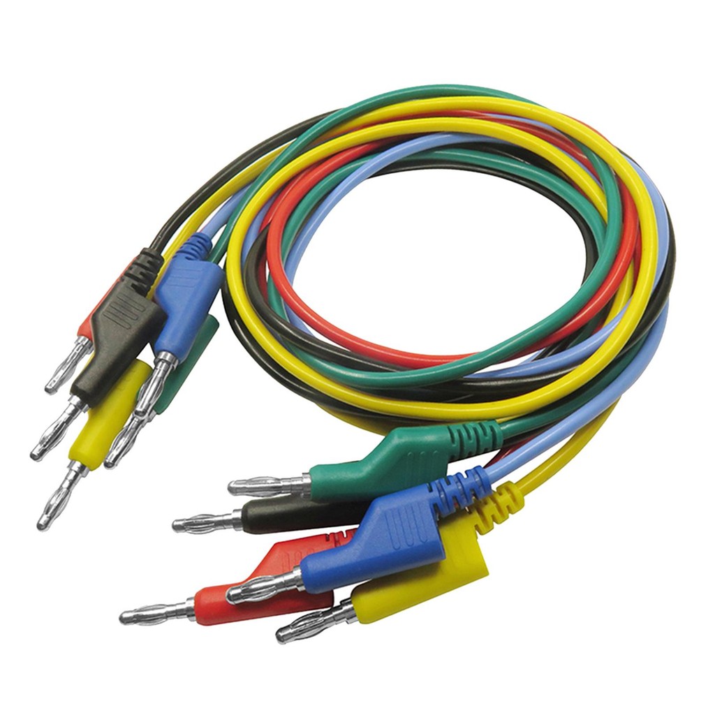 [mibum01eb] Lot 5 ชิ้น Banana Plug 4 มิลลิเมตร Stackable Test Leads ...