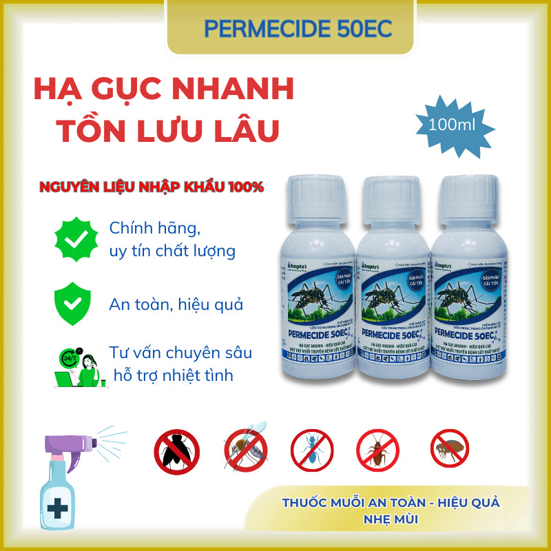 ยายุงที่ได้รับการปรับปรุง Permecide 50ec ยายุงทรงพลัง ความจุ 100 มล ...