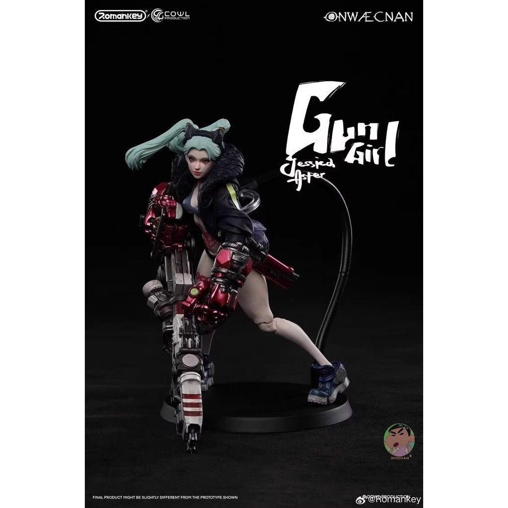 Romankey X Cowl 1/12 Onwæcnan Gun Girl Jessica Aster Action Figure ...