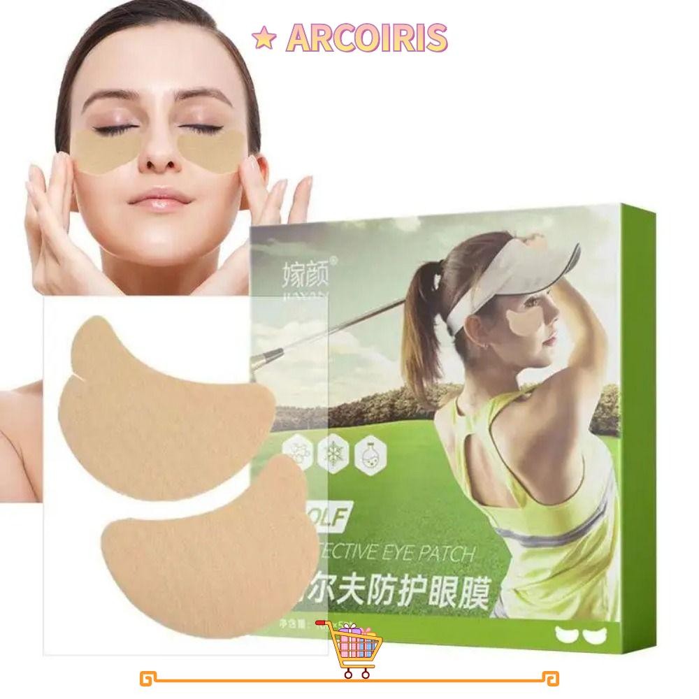 ARCOIRIS 5 คู่ UV Face Patch, Fresh Jelly Golf Sun Protection Sun Patch, UV Eye สติกเกอร์ ...