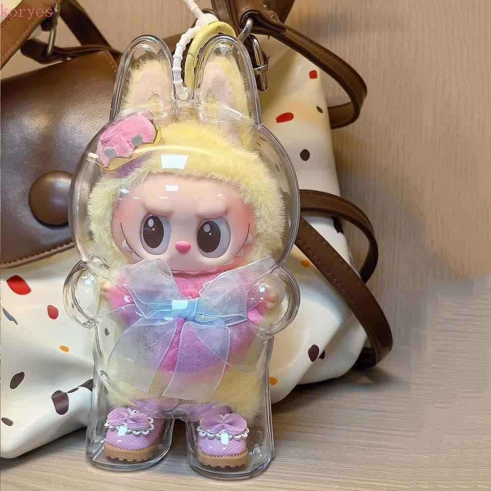 KORYES Chess King Labubu Storage Bag, Peadant Anti-lost Labubu ...