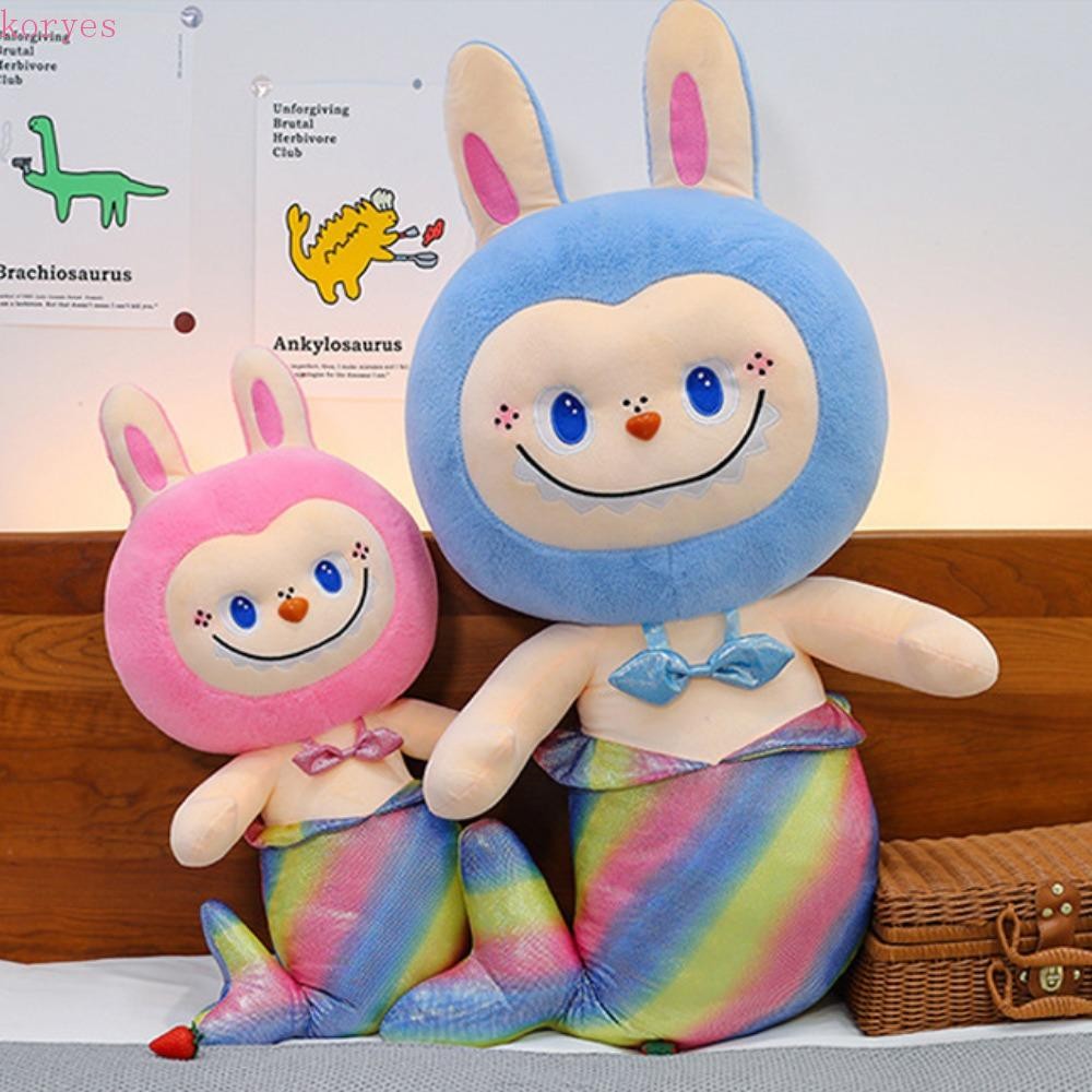 KORYES Mermaid Labubu ของเล่นตุ๊กตา,การ์ตูนตุ๊กตา Mermaid Labubu ตุ๊กตา ...