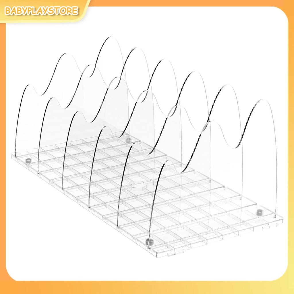 กระเป๋า Divider Organizer ทนทานโปร่งใส Partition ชั้นวางติดตั้ง Easy Partition Clear ...