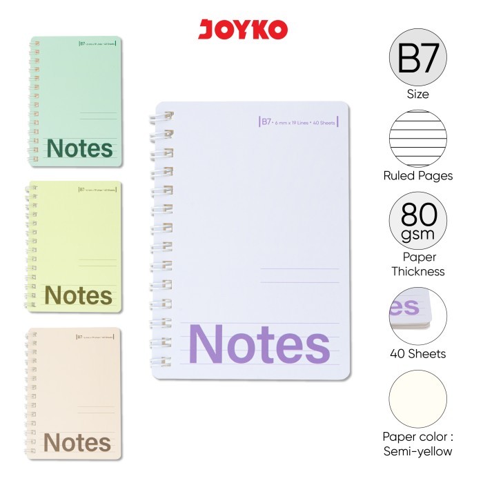 Ruled Notebook Diary Agenda Joyko NB-742 B7 สมุดบันทึกแบบมีเส้น | Shopee Thailand