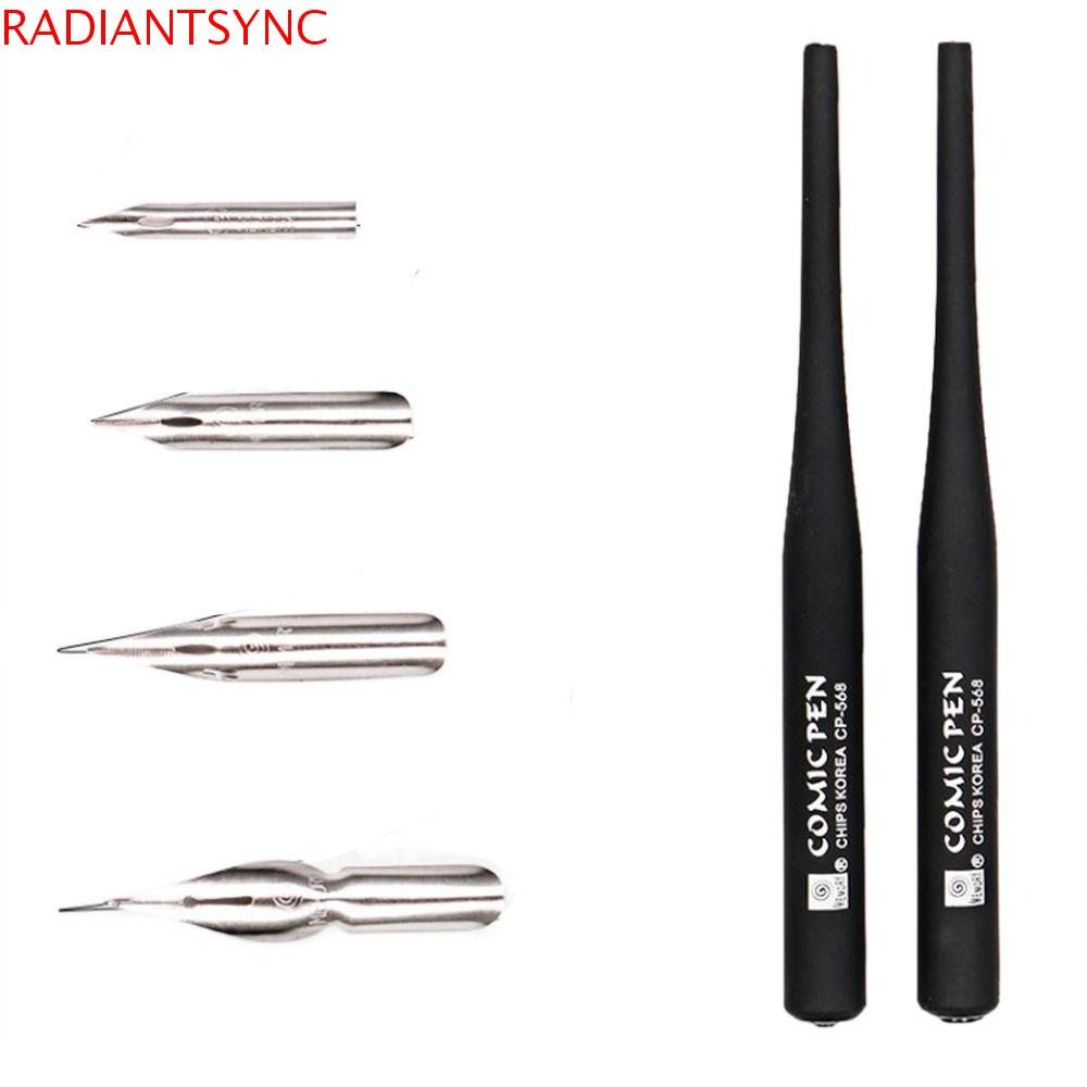 Radiantsync มังงะการประดิษฐ์ตัวอักษร Dip ปากกา + 4 Nibs, Fountain ปากกาลายเซ็นการประดิษฐ์ตัว ...