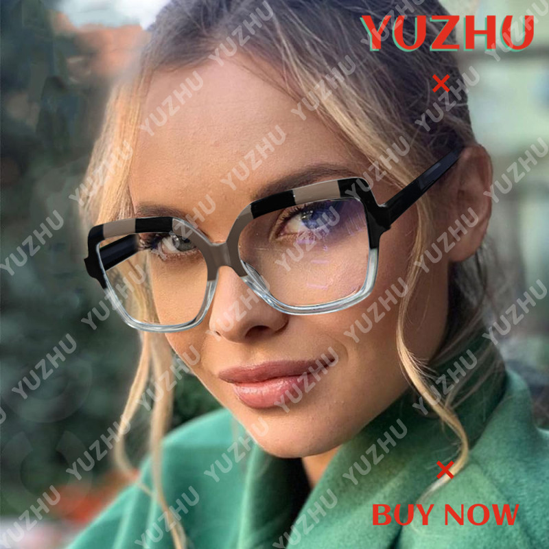 (YUZHU)แว่นตาป้องกันแสงสีฟ้าแฟชั่นป้องกันแสงสีฟ้าในยุโรปและอเมริกา ...