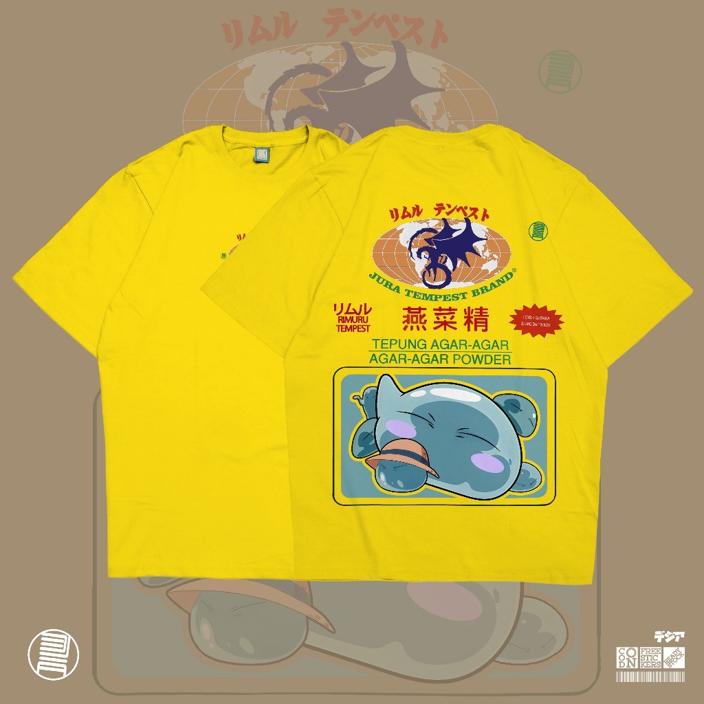 เสื้อยืด Slime Agar Agar Meme Rimuru Tempest Tensei Shitara Slime Datta ...