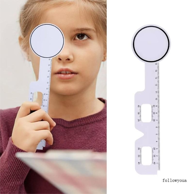 Fol PD Ruler Eye Chart Eye Occluder Pocket Double Side Eye Chart ...