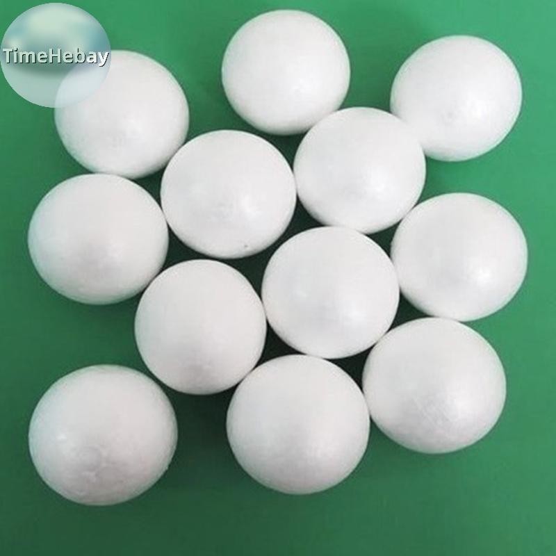 Timehebay 10 Round White 80mm Polystyrene Foam Ball Modelling Sphere Styrofoam Craft EN | Shopee ...