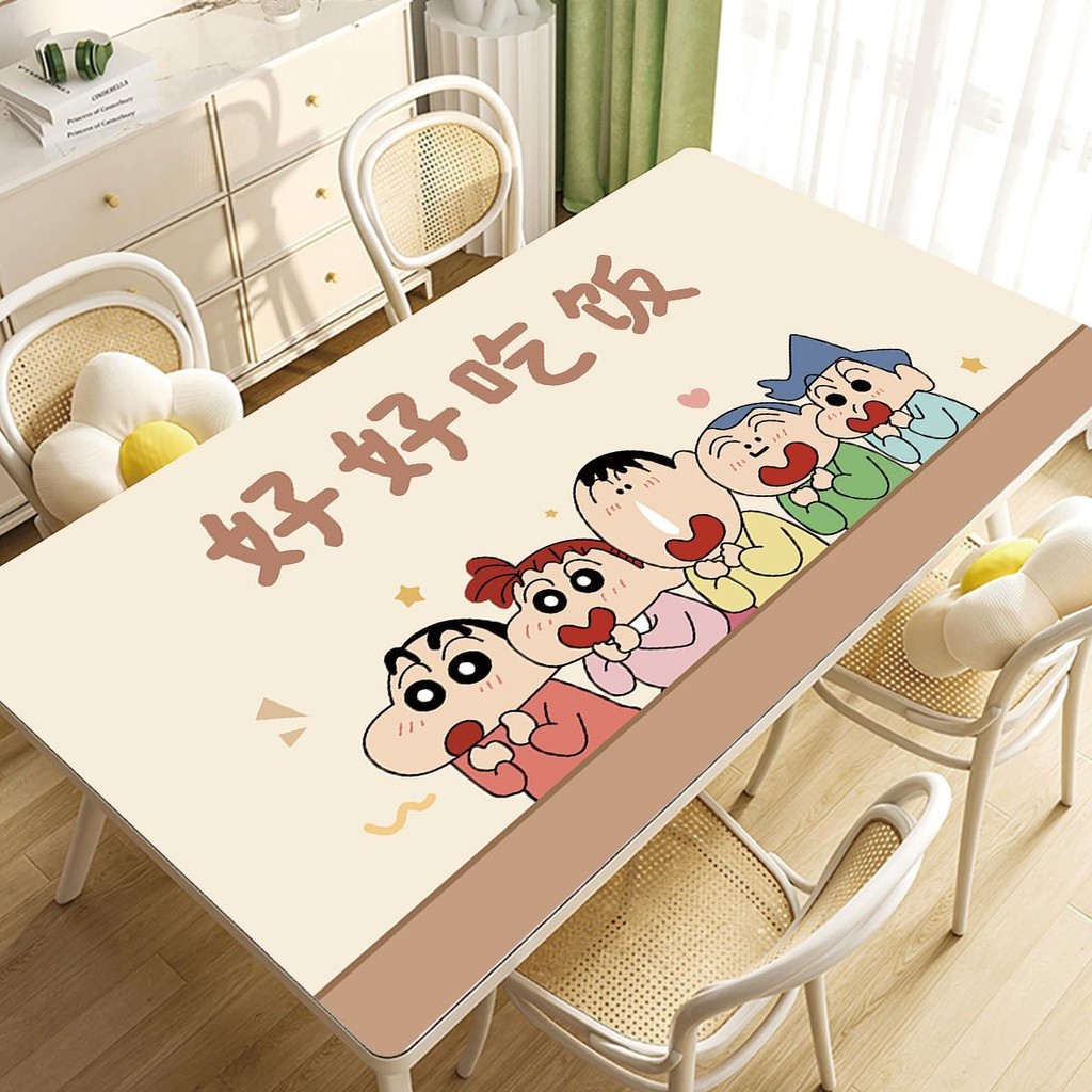 【พร้อมส่ง】ชินจัง แผ่นรองโต๊ะ shinchan Desk mat Large size แผ่นรองโต๊ะ ...