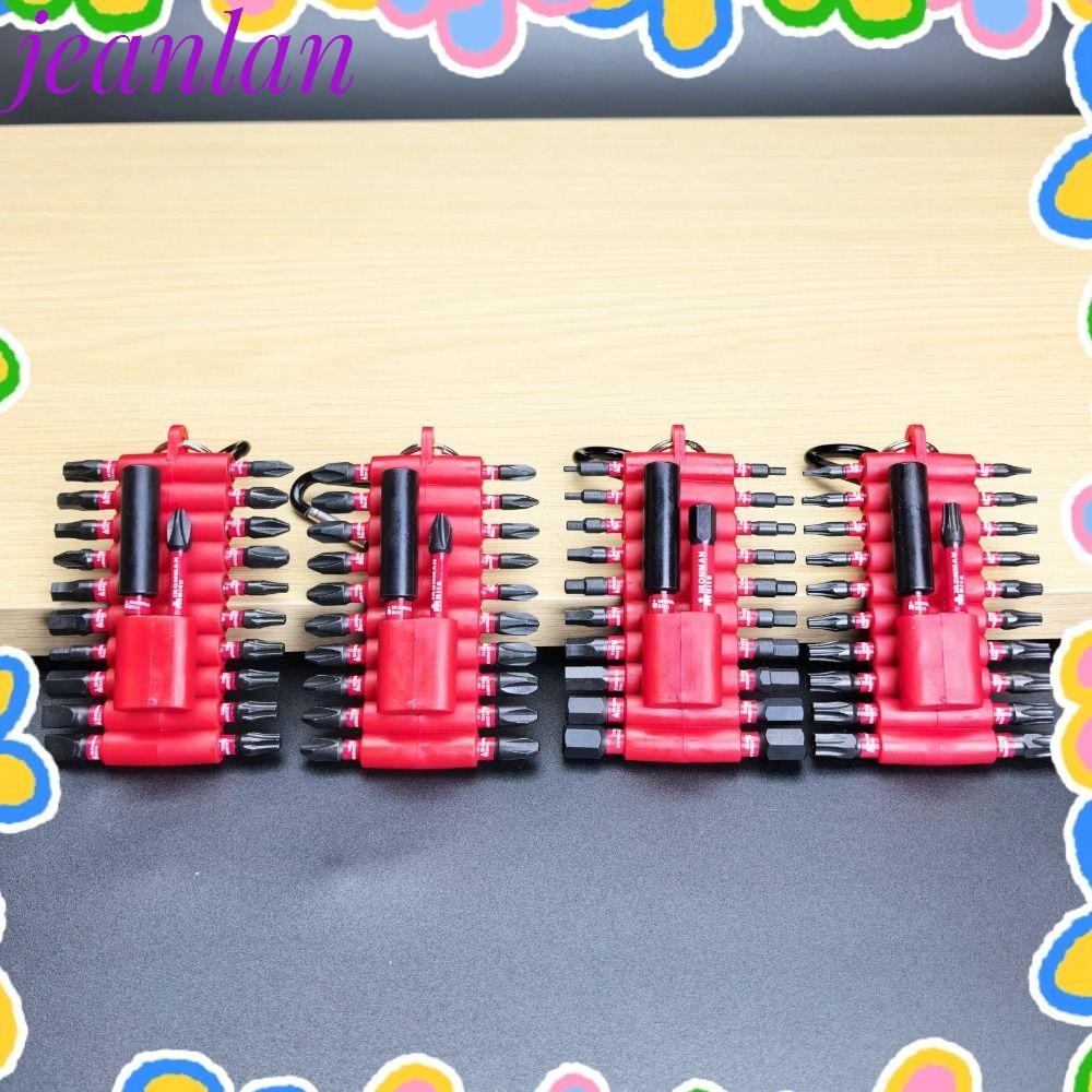 JEANLAN 22 PCS ไขควงกระแทก Bits ชุด,พร้อม Organizer Sleeve Magnetic ...
