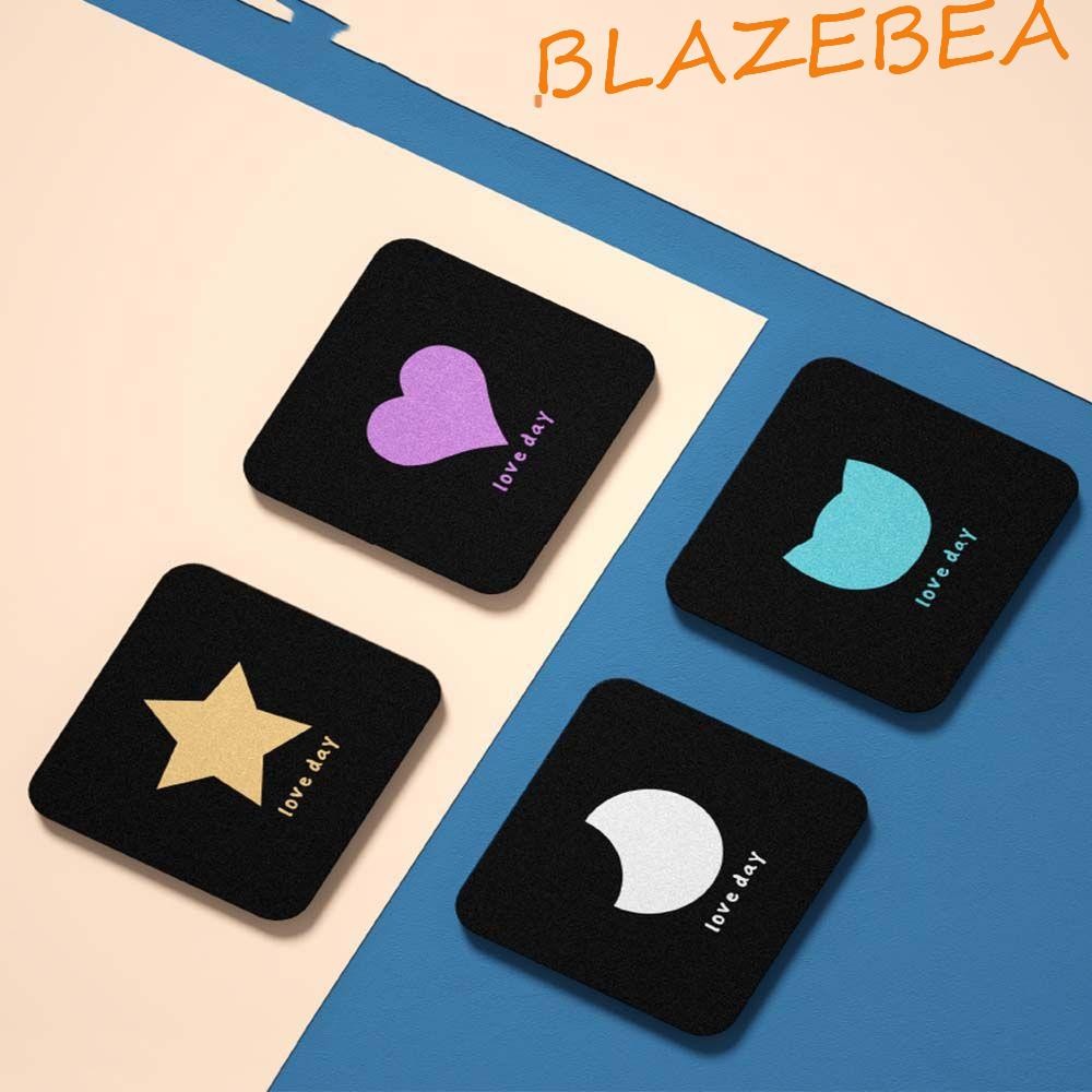 BLAZEBEA กระจกโต๊ะเครื่องแป้งแบบพับได้ Square Hand Mirrors Dressing Mirror ของขวัญกระจกขนาด ...