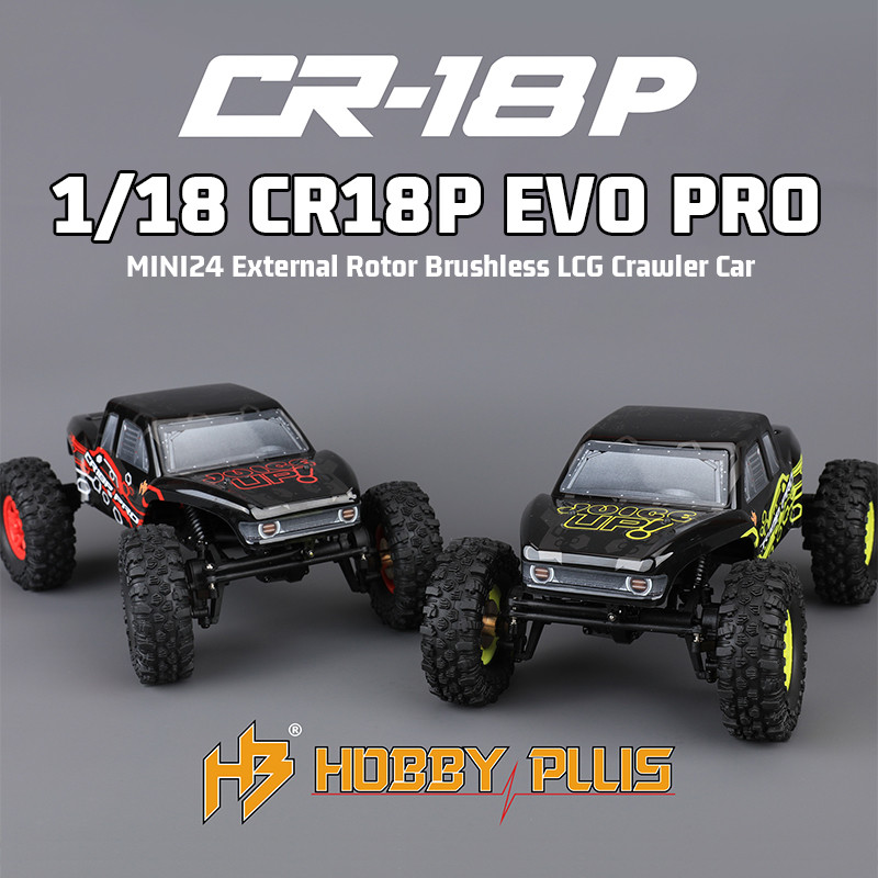 HOBBY PLUS CR18P EVO PRO RC Crawler 1/18 รีโมทคอนโทรลไฟฟ้ารุ่นรถ ...