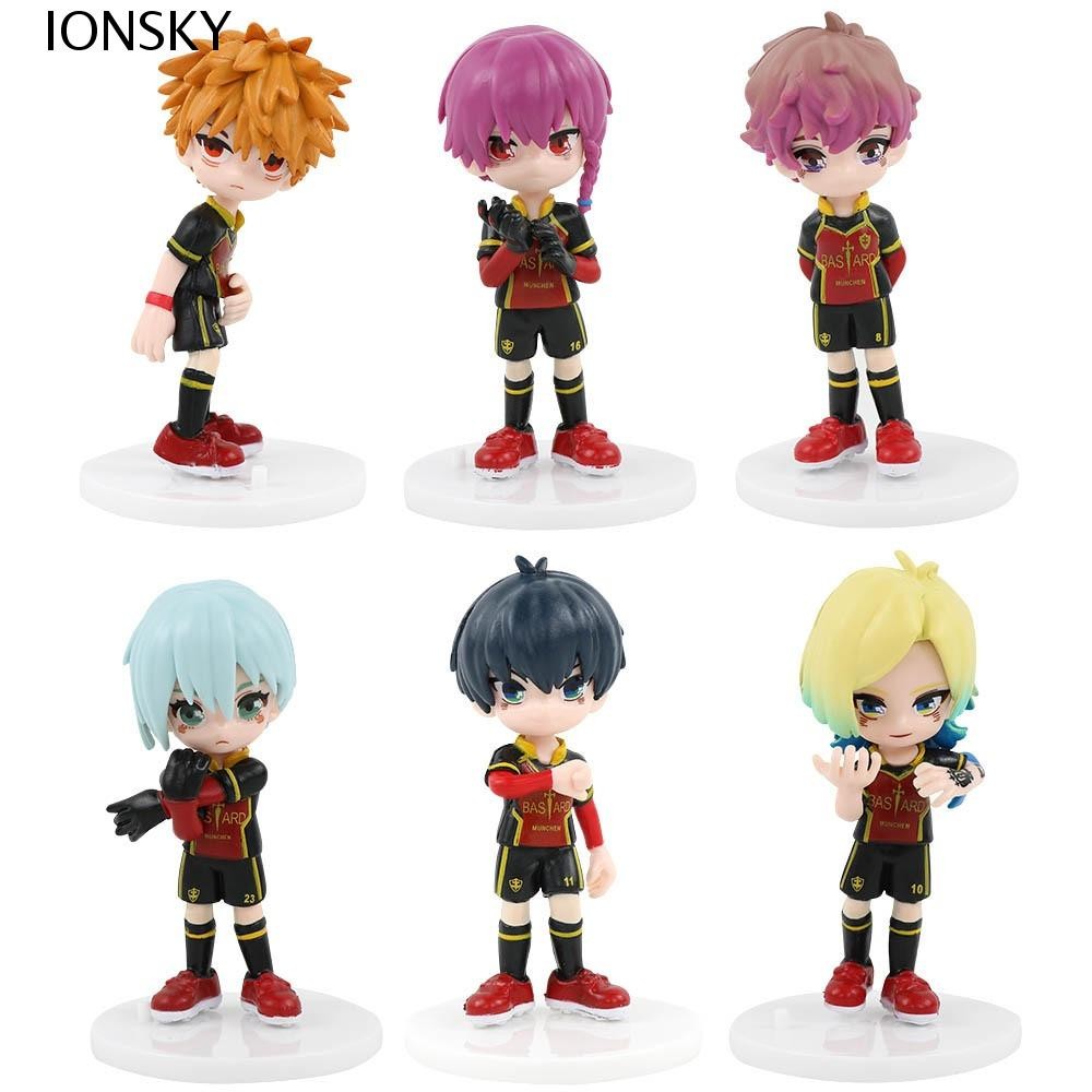 IONSKY Blue Lock Figure, Sishiro Isagi Nagi Action Figures, การ์ตูน ...