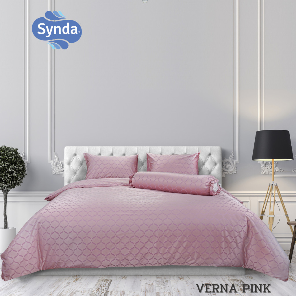 SB Design Square SYNDA ชุดผ้าปูที่นอน 3 ชิ้น 5 ฟุต รุ่น VERNA PINK ...