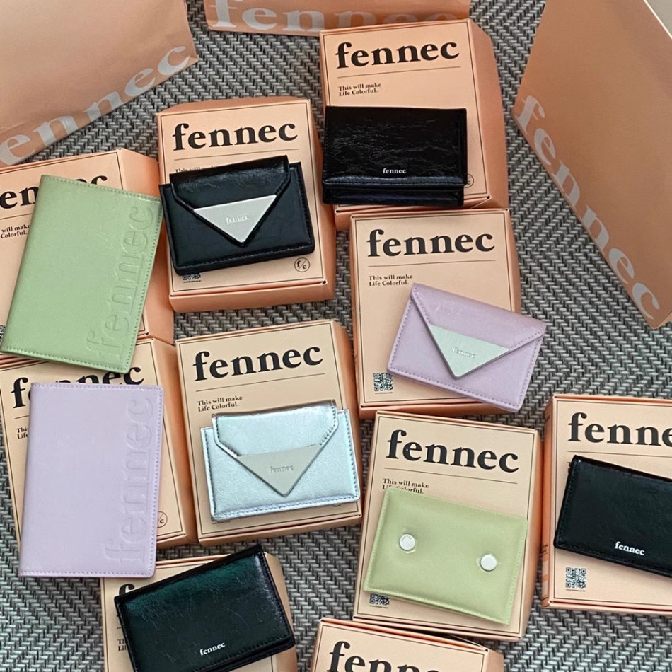Fennec CRINKLE TRIANGLE ACCORDION POCKET WALLET PORTABLE CARD BAG ...