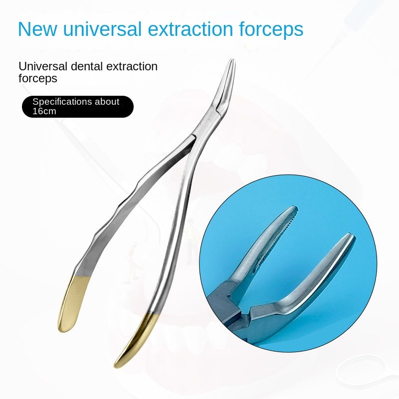 ทันตกรรมฟัน Root สกัด Forceps Root Fragment คีมเครื่องมือทันตกรรมโค้ง ...