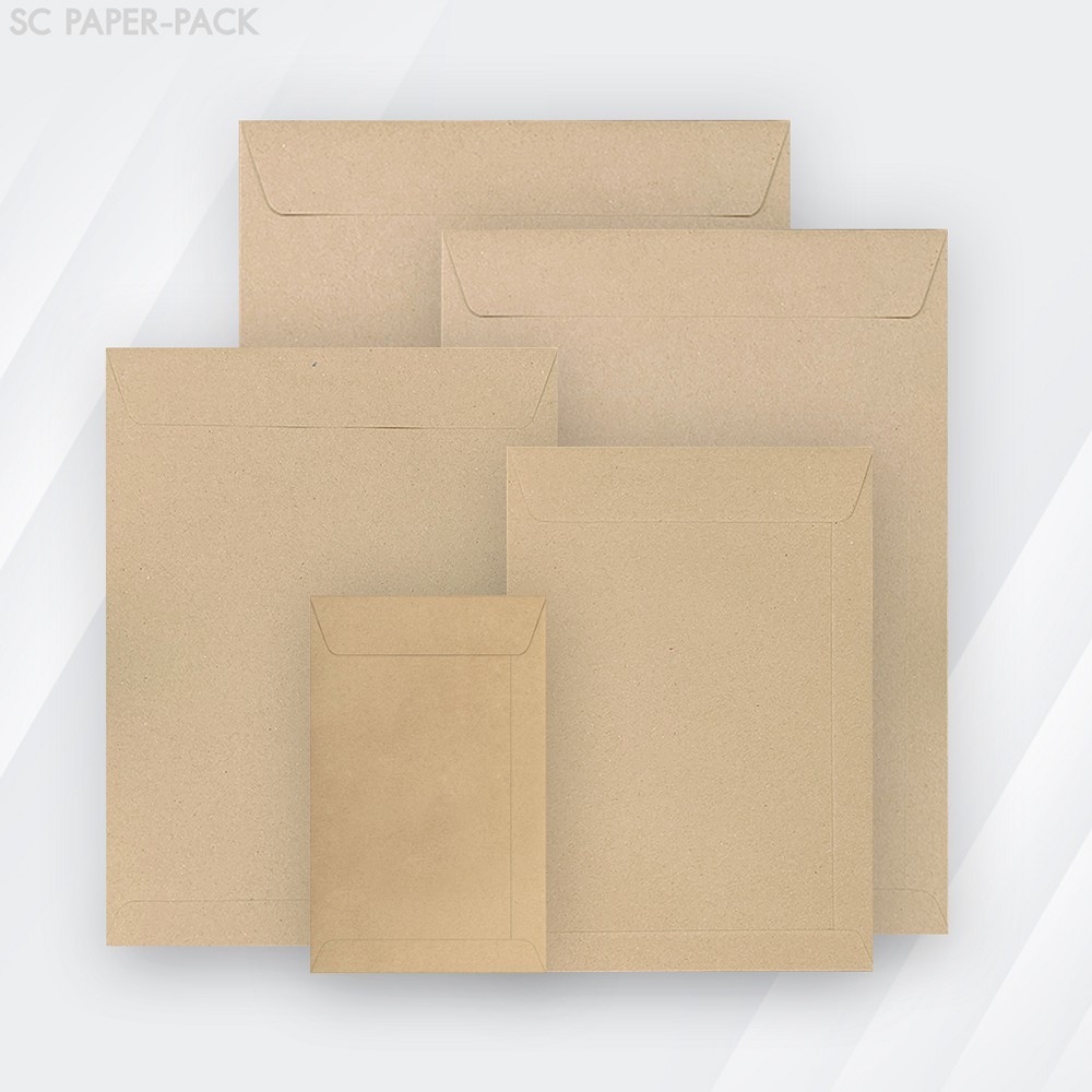 SC Paper-Pack ซองเอกสาร สีเทา ไม่จ่าหน้า (แพ็ค 50 ซอง) | Shopee Thailand