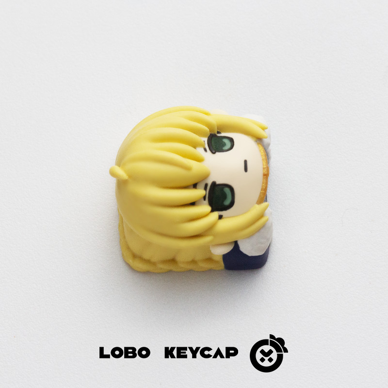 Saber Keycap การ์ตูน 3D Cool MX สวิทช์คีย์บอร์ด Keycaps DIY อะนิเมะ ...