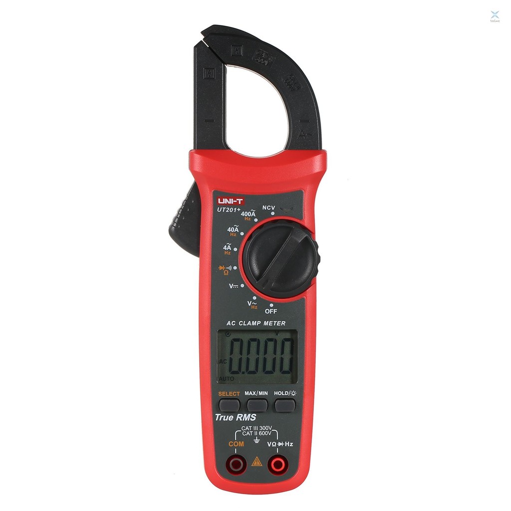 Uni-t UT201+ 4000 นับ Digital Clamp Meter True RMS มัลติมิเตอร์ Clamp ...