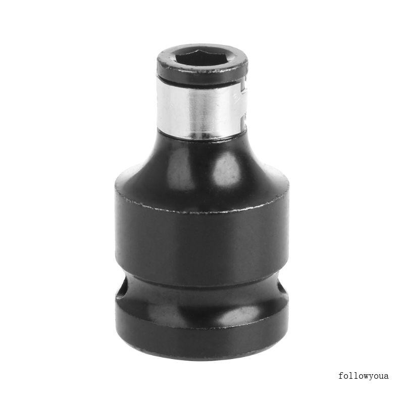 Fol 1 2 ไดร์เวอร์ผลกระทบ 1 4 Hex Shank Quick Release Bit Socket Adaptor ...