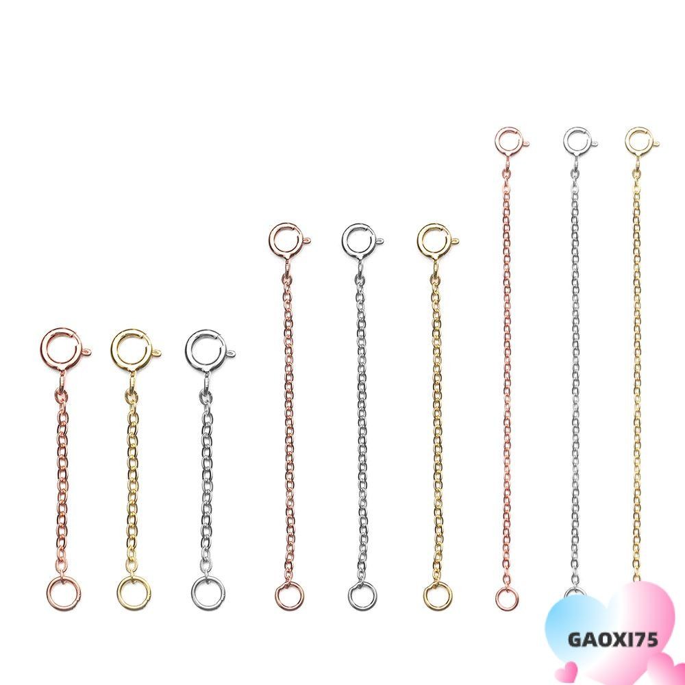 Gaoxi75 Extender Safety Chain Extender สแตนเลส Extender Chain Gold ...