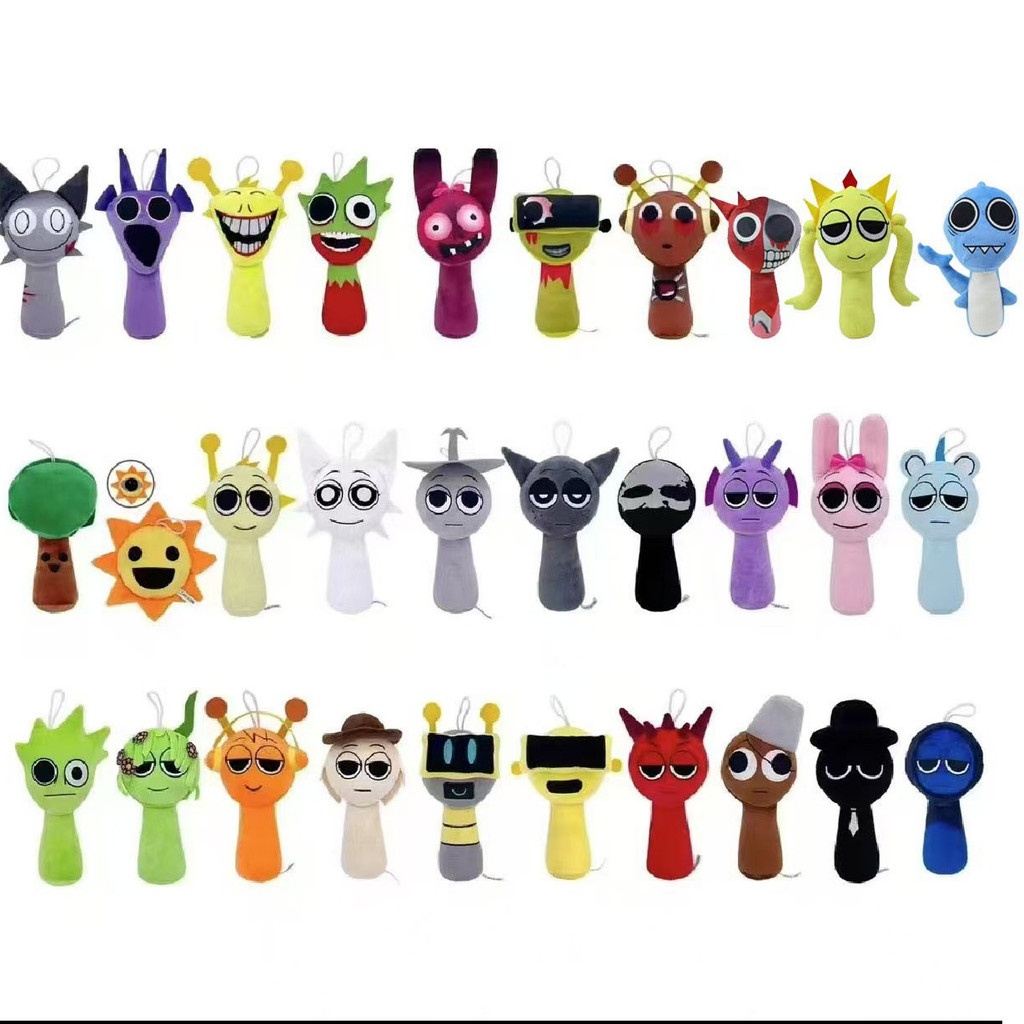 Rhythm Box Sprunki Plush Doll Cross-Border สินค้าใหม่ Incredibox เกม ...