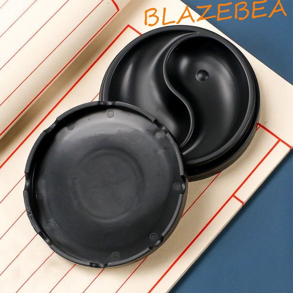 BLAZEBEA การประดิษฐ์ตัวอักษร Inkstone แบบพกพานักเรียน Penmanship ภาพวาด Tai Ji Shape Multi ...