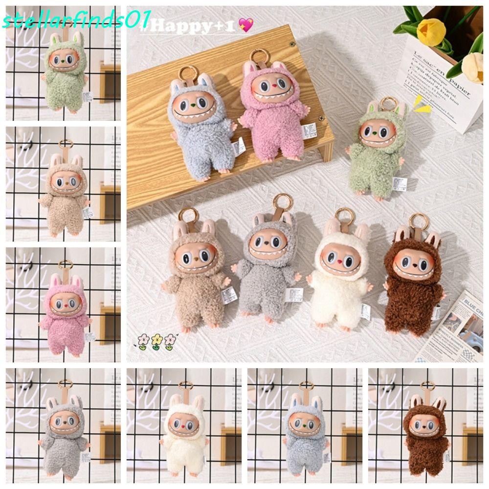 STELLARFENDS Labubu พวงกุญแจ,ไวนิล Face Collection Labbu รูปจี้,เด็ก ...
