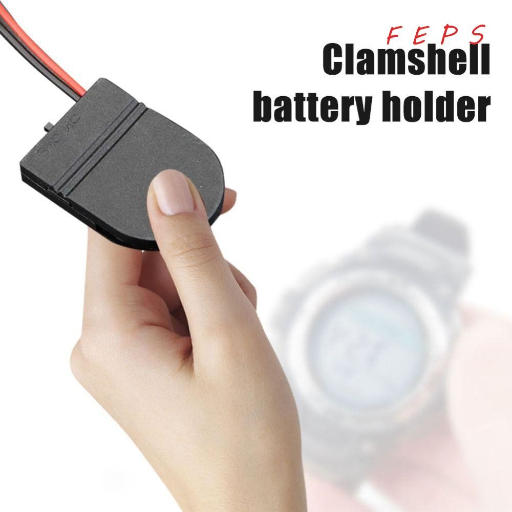 FEPS 1/2/5 ชิ้น CR2032 ฝาครอบพลาสติกเปิด/สวิทช์ชิ้นส่วนเครื่องมือกล่องเก็บแบตเตอรี่ | Shopee ...