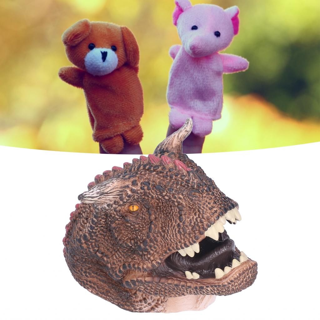 Carnotaurus Hand Puppets Puppet Puppet Puppet Paint สำหรับไดโนเสาร์เล่น ...