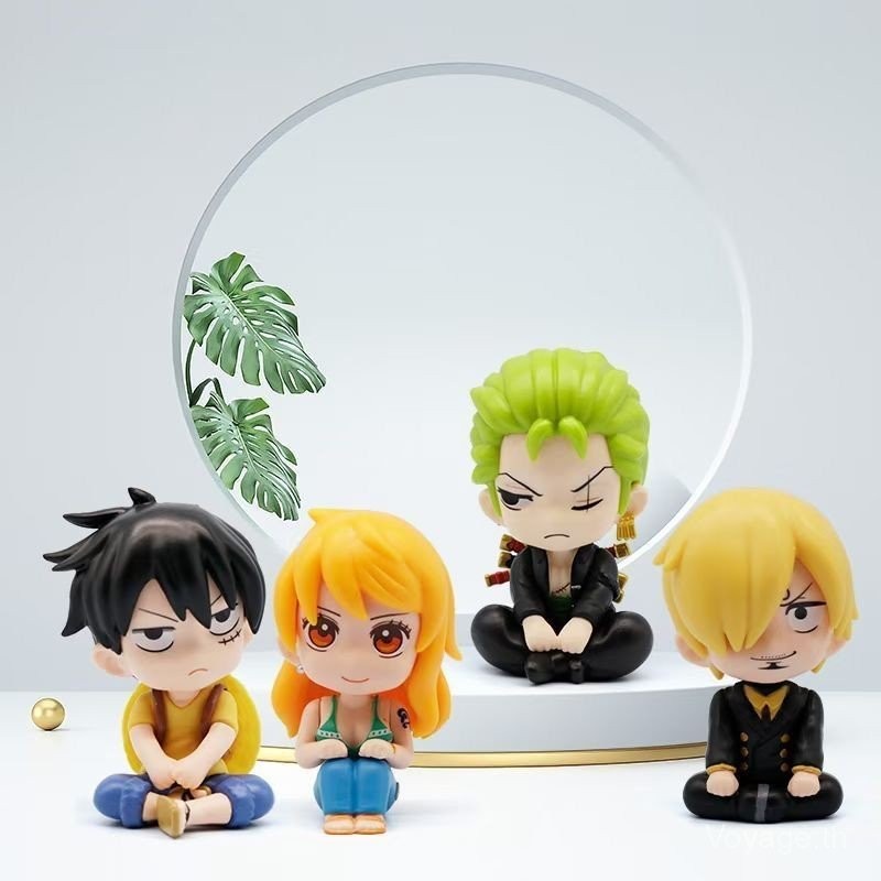รูปมือ One Piece ท่านั่ง Luffy Solon Sanji Anime Trendy Play Q Edition ...