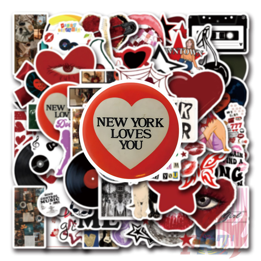 Downtown Y2K Girls Art Series 02 Stickers 50Pcs/Set Fashion DIY ...