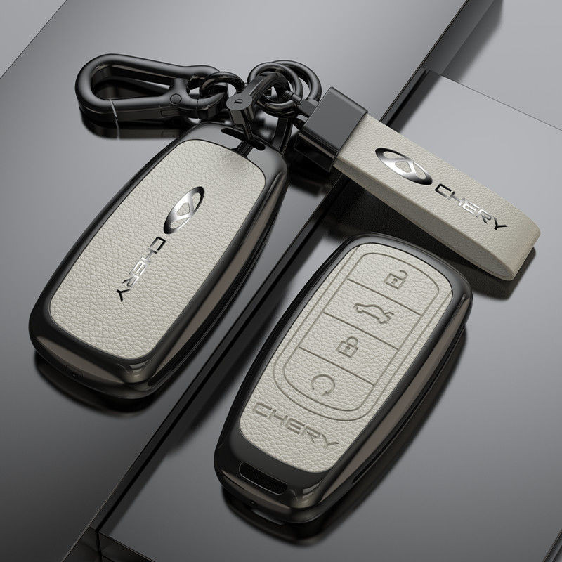 เคสกุญแจ Chery Omoda 5 C5 C7 C9 Jaecoo J7 Key Cover Case สังกะสีหนังรถ ...