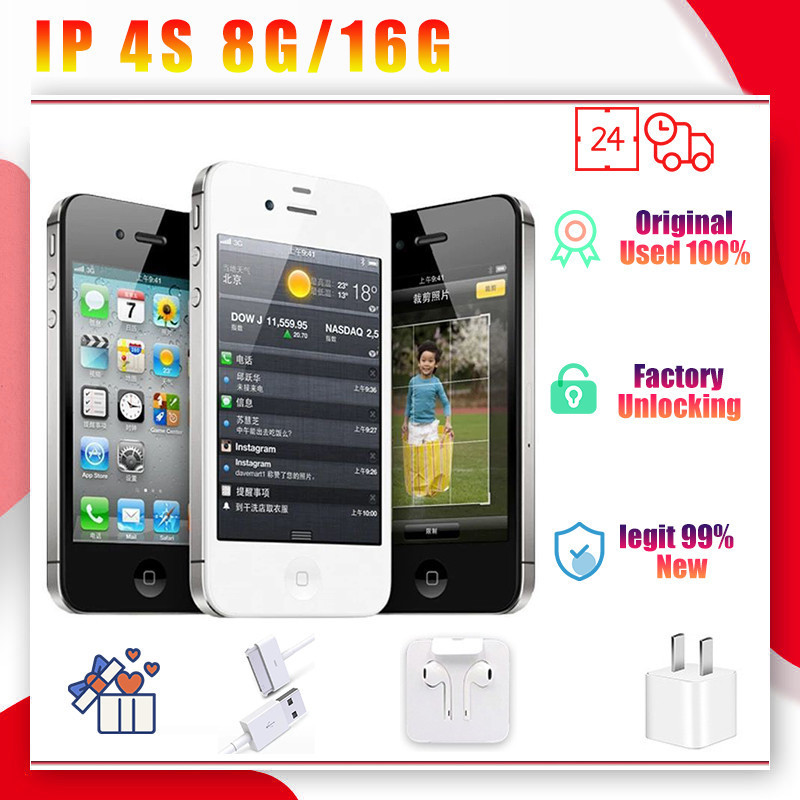 สมาร์ทโฟน 4s 8gb 16gb โทรศัพท์มือสอง(รับประกันหนึ่งปี) | Shopee Thailand