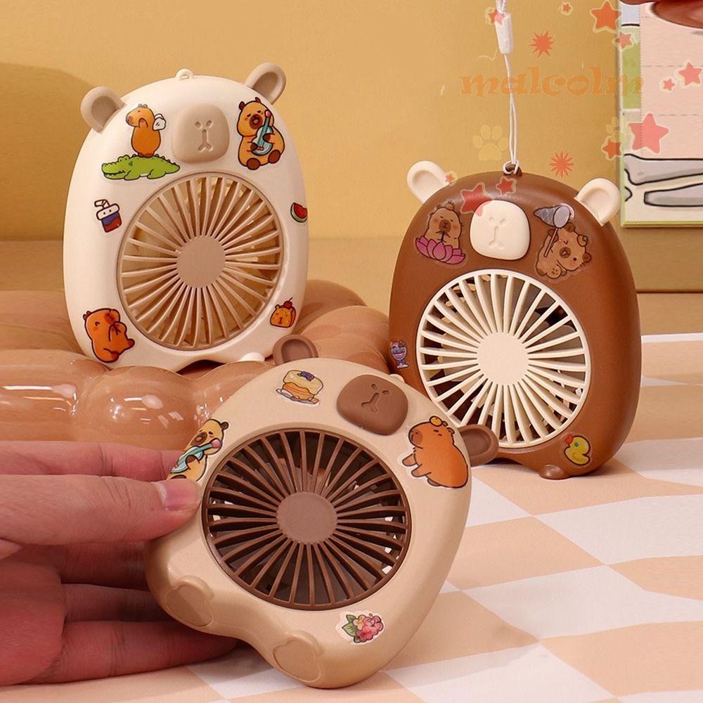 Malcolm Mini Capybara Fan, Creative ชาร์จน่ารัก Capybara พัดลม, Mutli ...