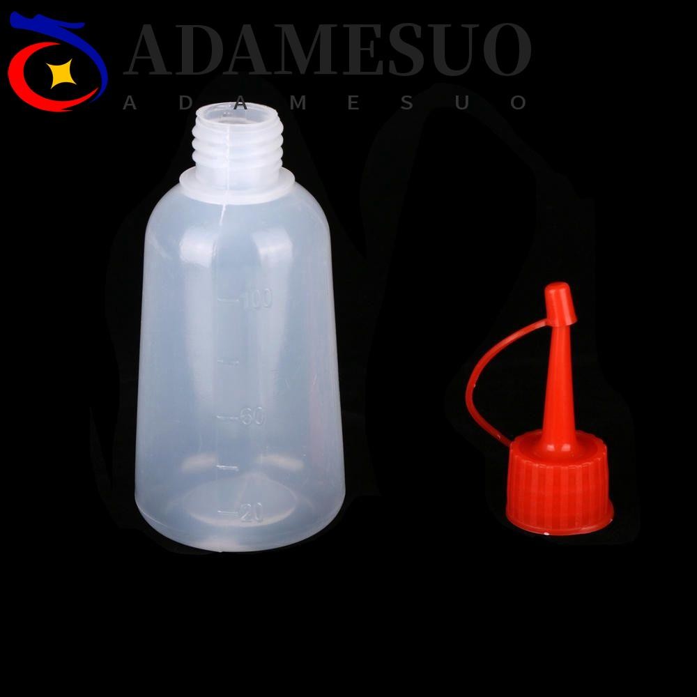 ADAMESUO ซอสมะเขือเทศขวดพลาสติก 100ml อุปกรณ์เครื่องปรุงโรงแรม Home Tip Applicator เก็บอุปกรณ์ ...
