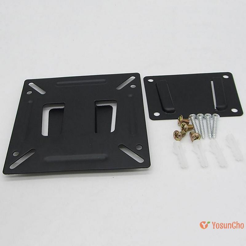 YosunCho] 14-24 นิ้ว TV Mount ติดผนัง Snap Fastener แบนแผงวงเล็บ ...