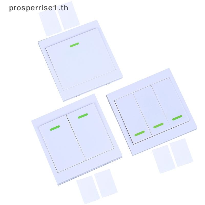 [PPTH] สวิตช์ควบคุมระยะไกลไร้สาย rf 433MHz 86 ตัวส่งสัญญาณสวิตช์แผงผนัง ...