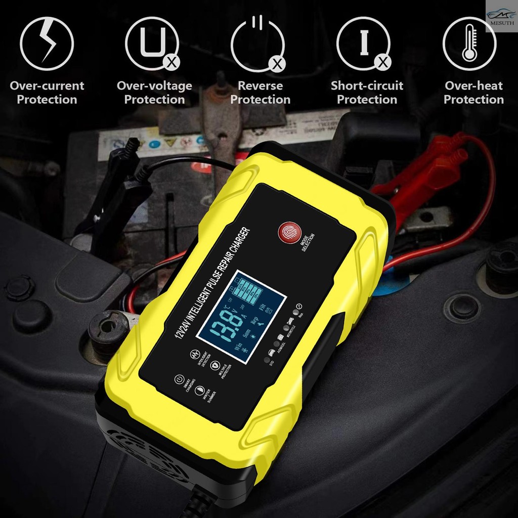 12V 24V 180W อัจฉริยะ Pulse Repair Charger จอแสดงผล LCD หลายป้องกัน/Flame-retardant ที่อยู่อาศัย ...