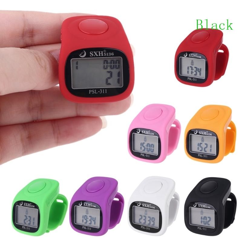 BLACK Finger Counter อิสลาม Tasbih Bead LED Electronic Handheld Tally ...