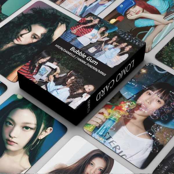 การ์ด bus สแตนดี้bus NEWJEANS Photocard MINJI HANNI Ginger Sparkling ...