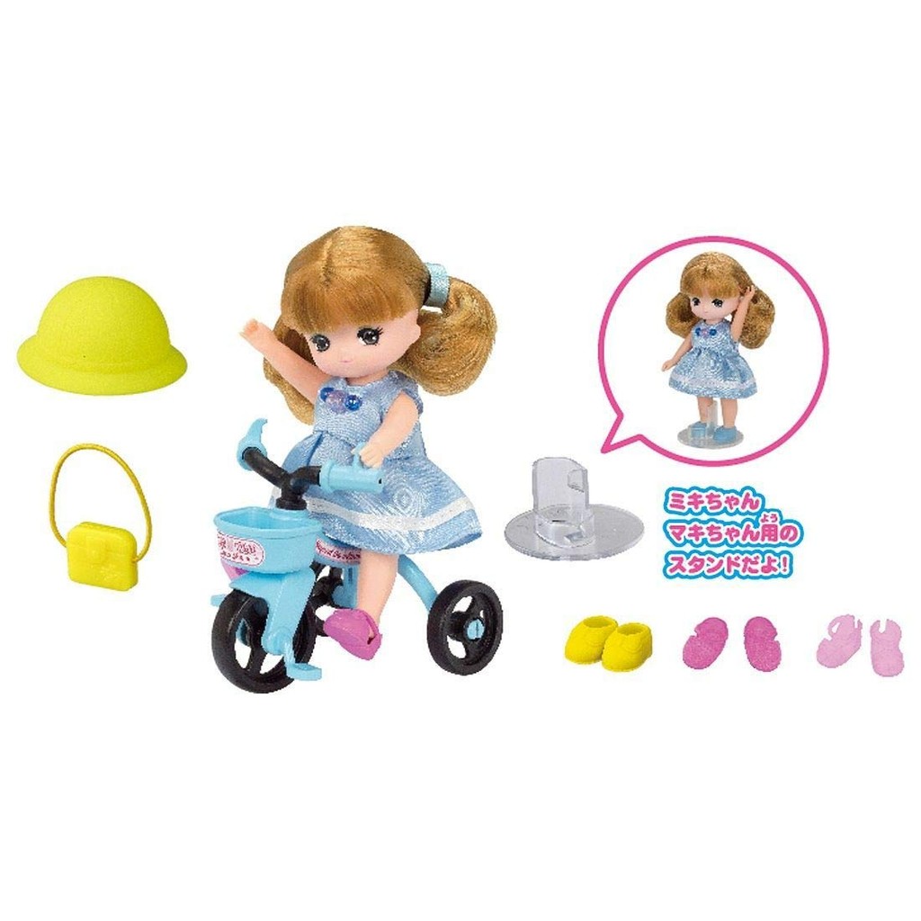TAKARA TOMY "Licca-chan LG-13 Miki-chan Maki-chan Niconico-san Rinsha" ตุ๊กตาแต่งตัว ของเล่นเด็ก ...