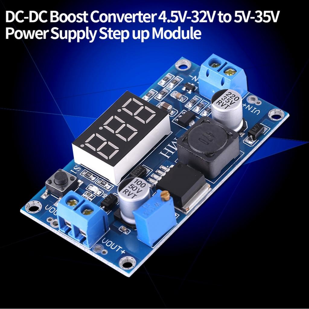 DC-DC Boost Step Up Converter 5V-32V ถึง 5V-35V 4A โมดูลจ่ายไฟ | Shopee ...